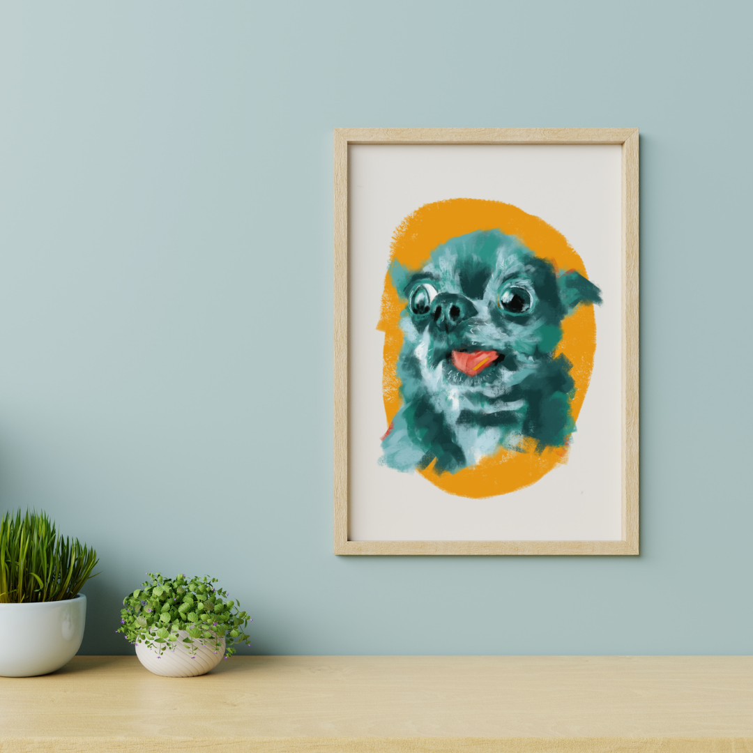 Tongue Study #1 - Chihuahua Art Print – Artisans Cooperative
