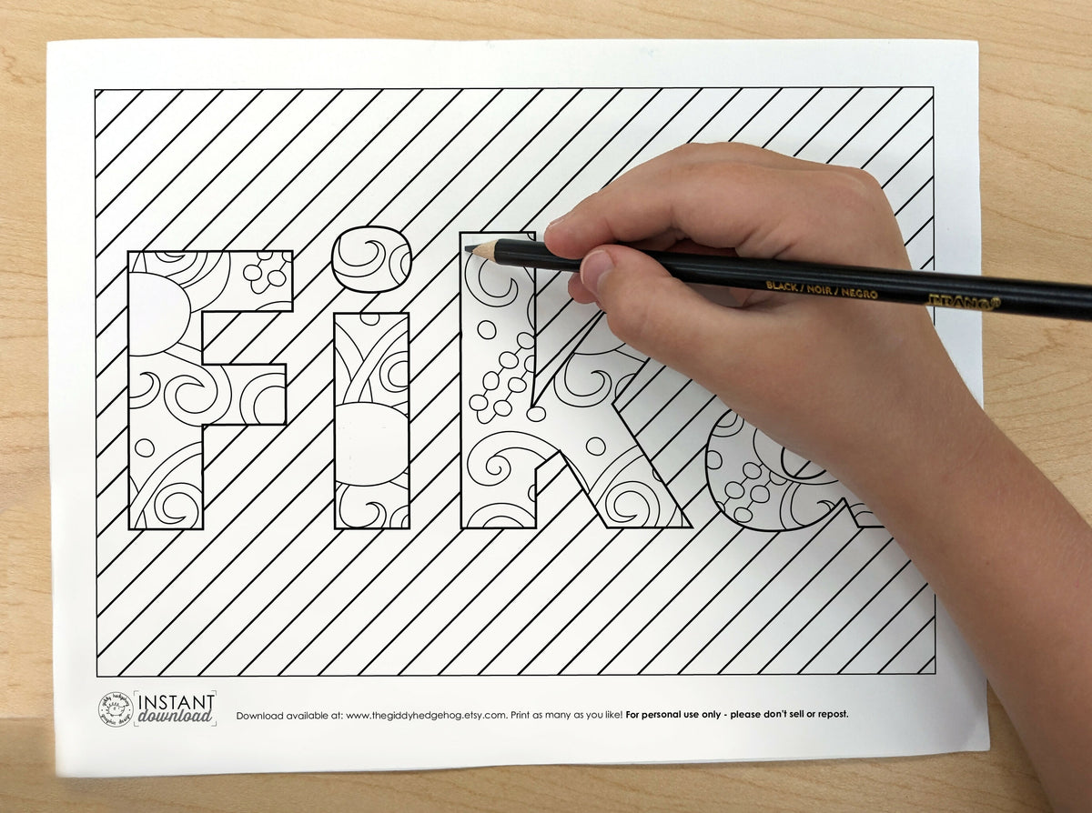 Printable Coloring Page, Learn Swedish, Tracing Page, Swedish Words...