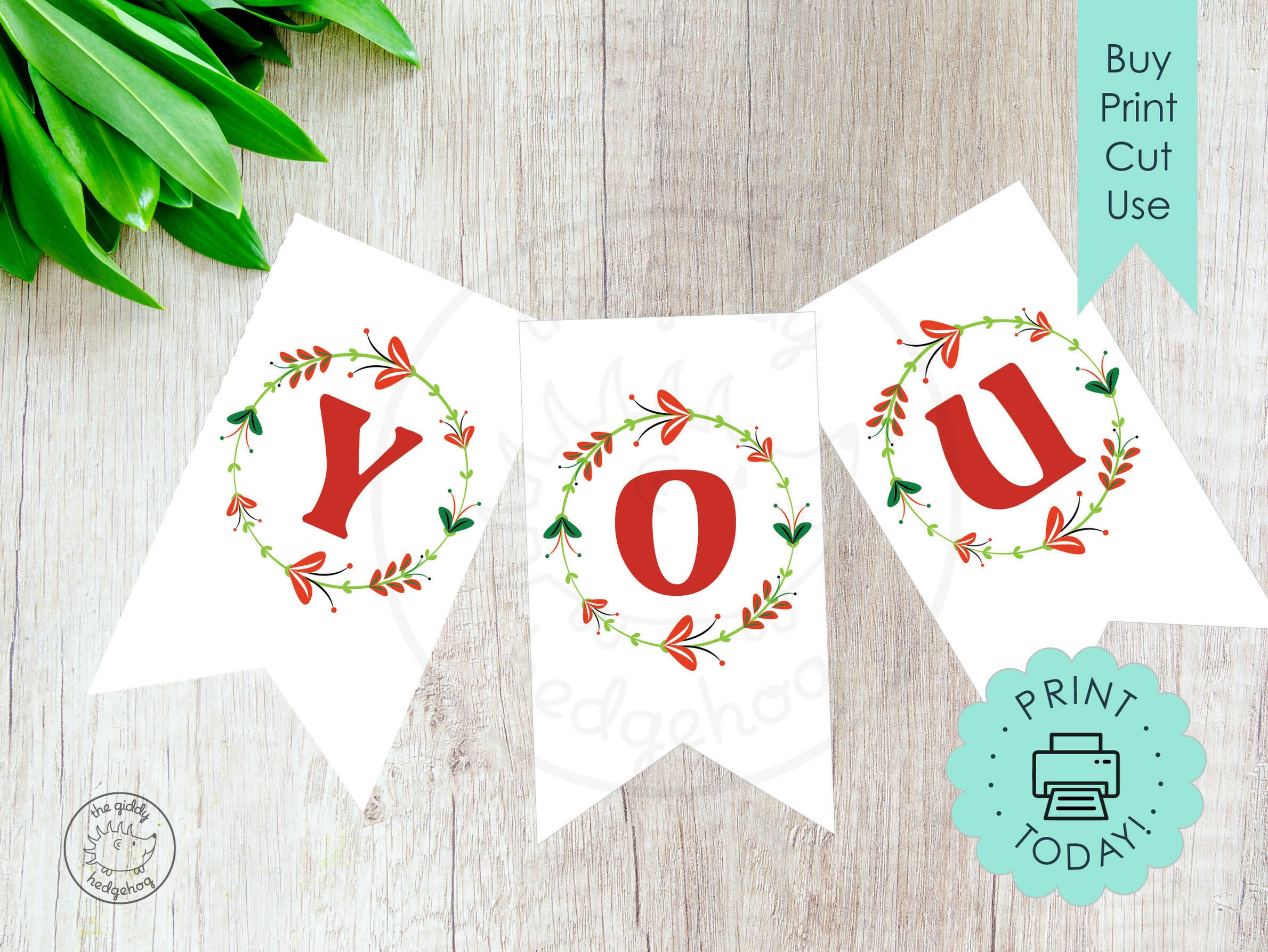 Printable Swedish Banner, Dala Horse Banner, Swedish Christmas, God...
