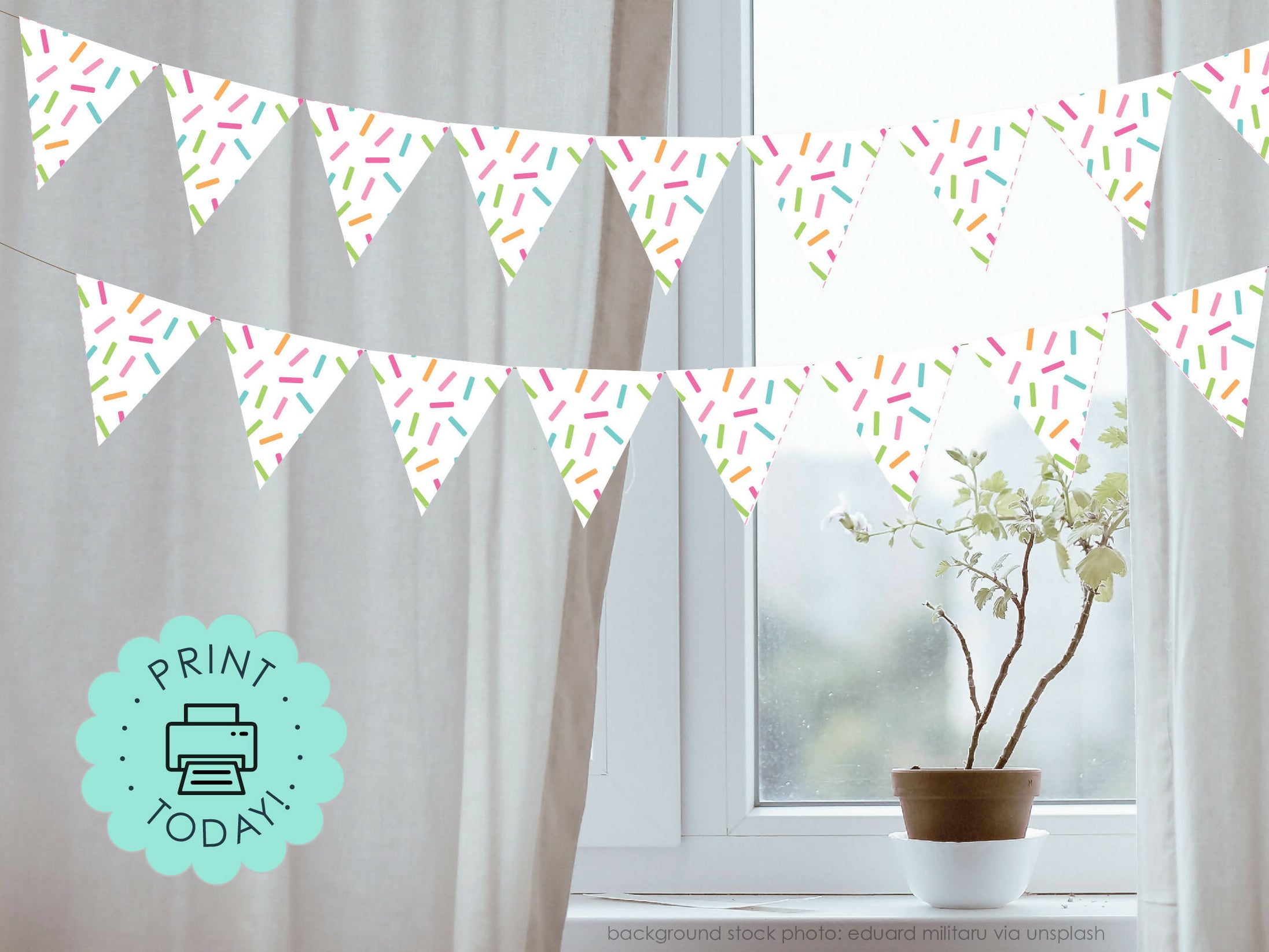 Baby sprinkle decorations, sprinkle banner, baby sprinkles sprinkle...